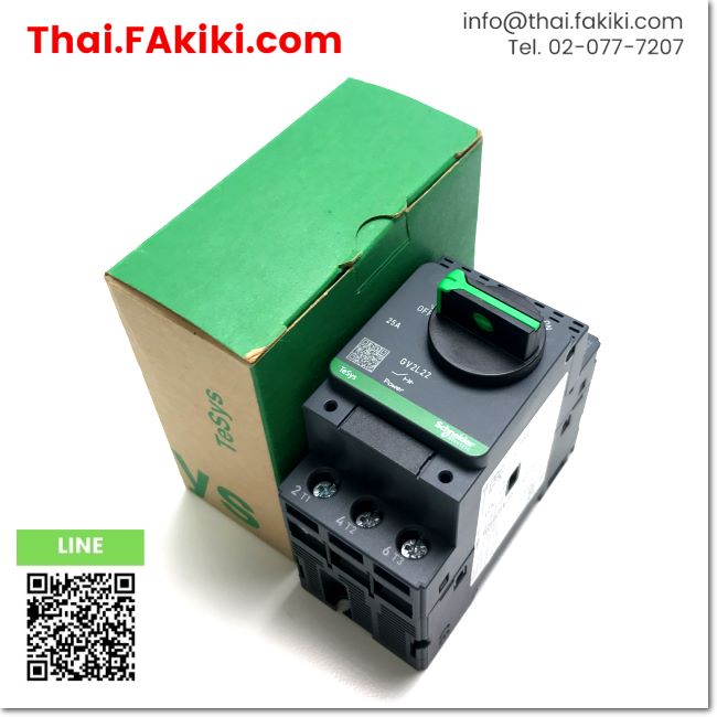 พร้อมส่ง, (A)Unused, GV2L22 motor protector, ตัวป้องกันมอเตอร์ สเปค 3p ...