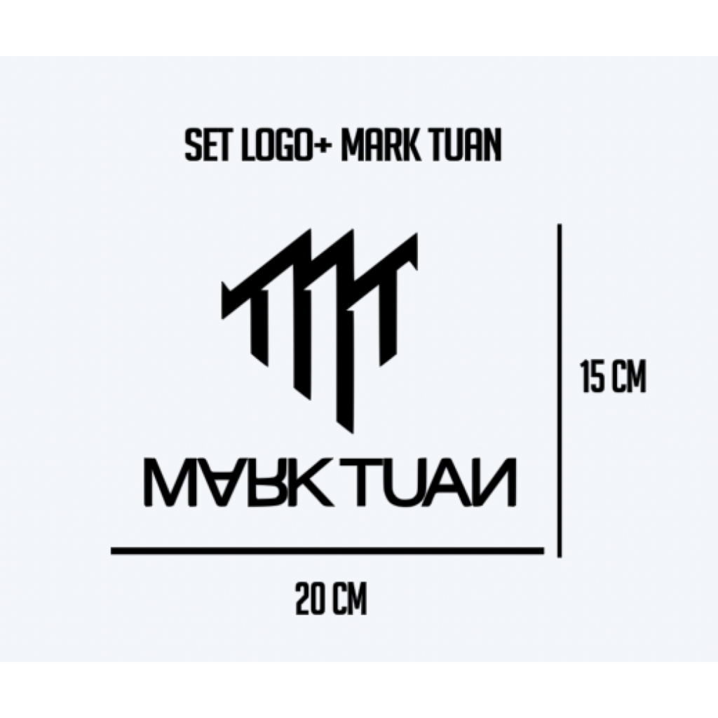 สติกเกอร์ SET MARK TUAN + LOGO (Vinyl Stickers) got7 กันน้ำ สติ๊กเกอร์ ...