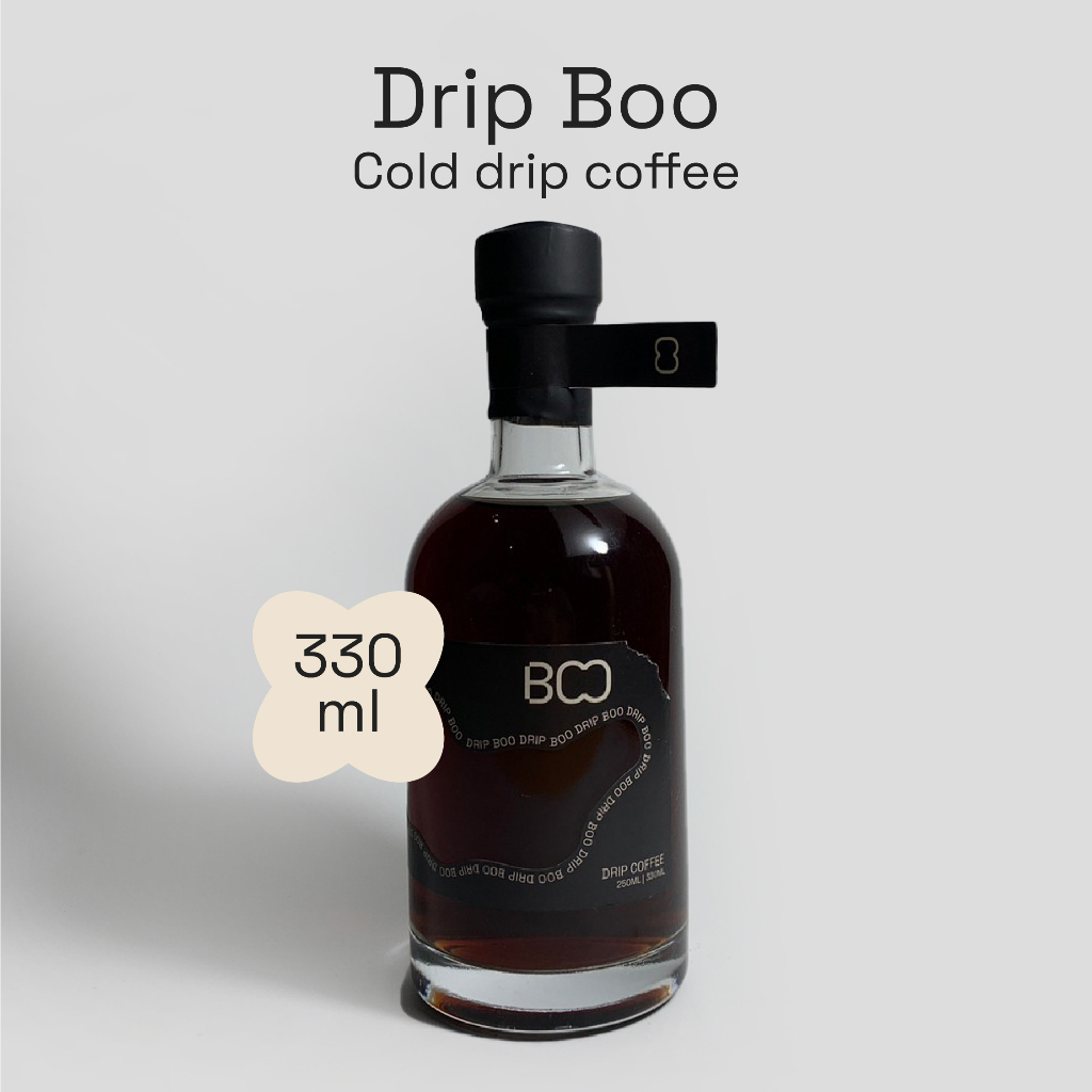 BOO | Drip Boo (cold drip coffee) กาแฟดริปเย็น 330ml | Shopee Thailand