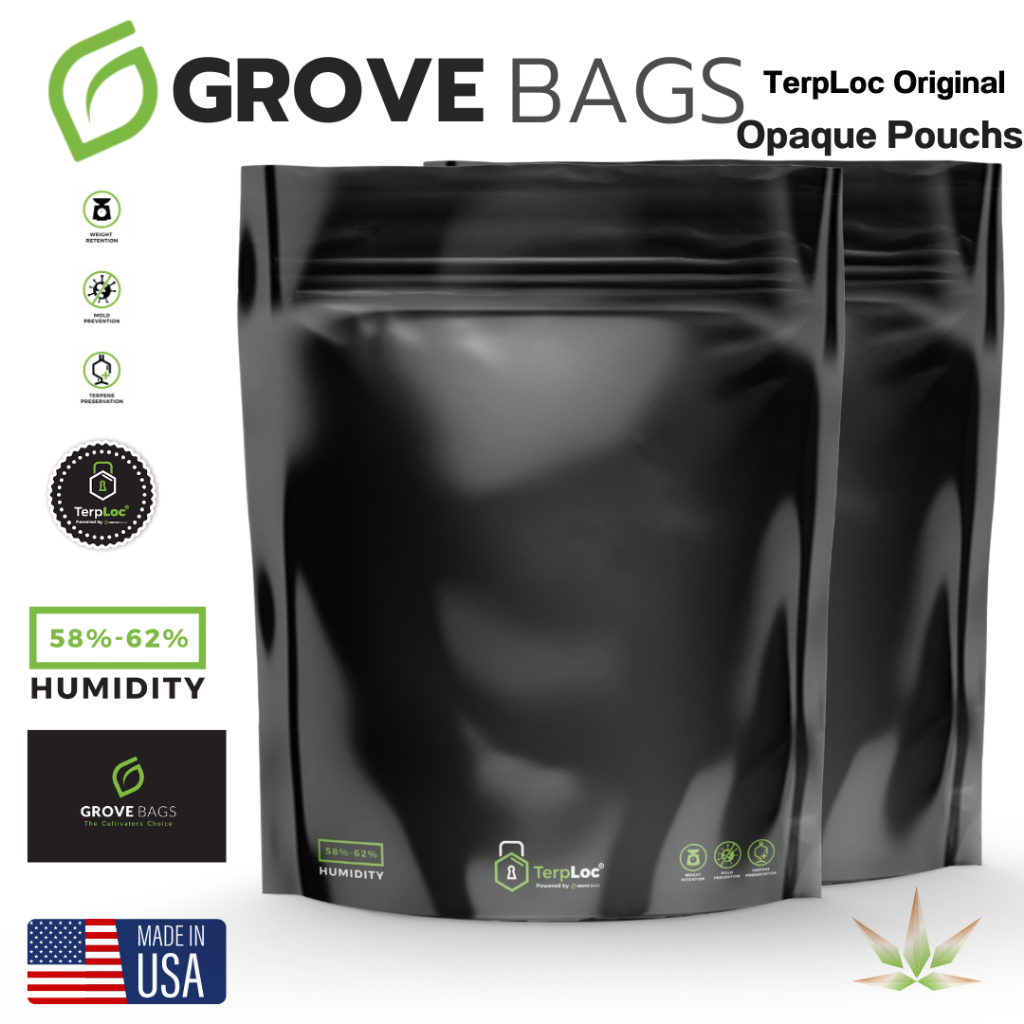 ถุงบ่ม GROVE BAGS TerpLoc Opaque Pouch นำเข้าUSA 100% พร้อมส่งด่วน ส่ง ...