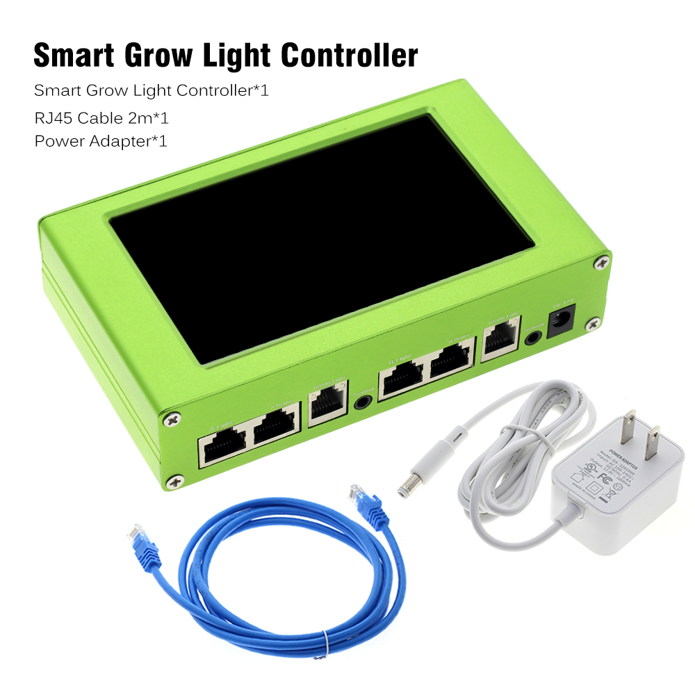 Grow Controller LED เครื่องวัด อุณหภูมิในตัว ความชื้น ตัวจับเวลา ...