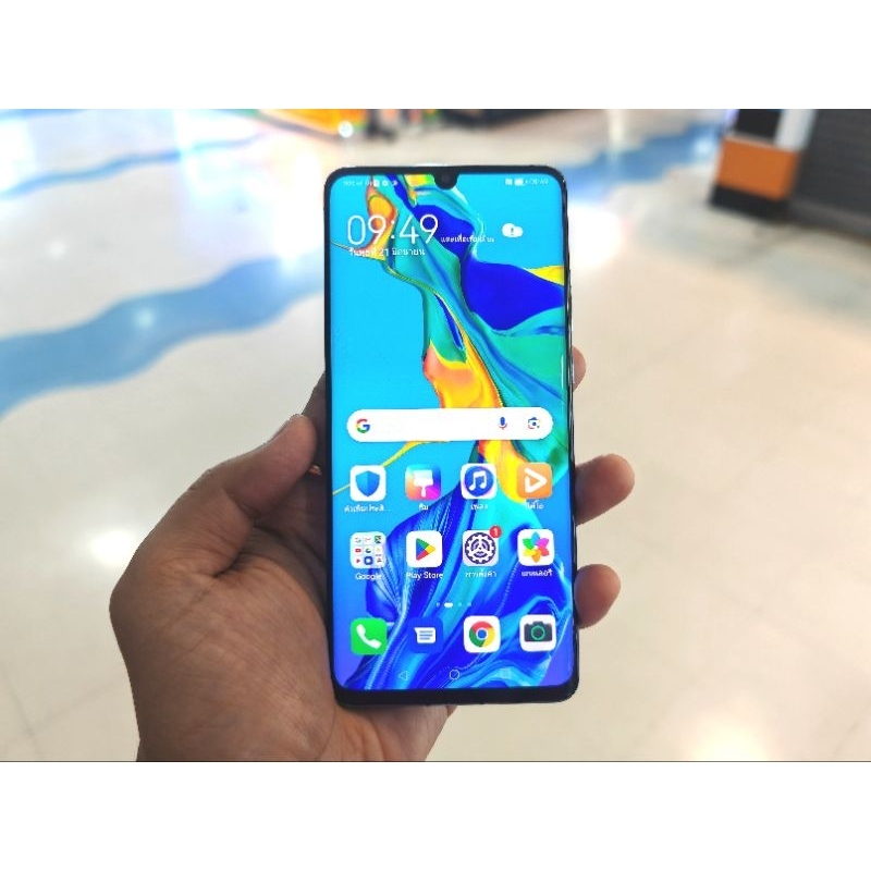 Huawei P30 Pro RAM8 ROM256 สภาพดี มีรอยเคสกัดบ้างนิดหน่อย ชุดชาร์จแท้ ...