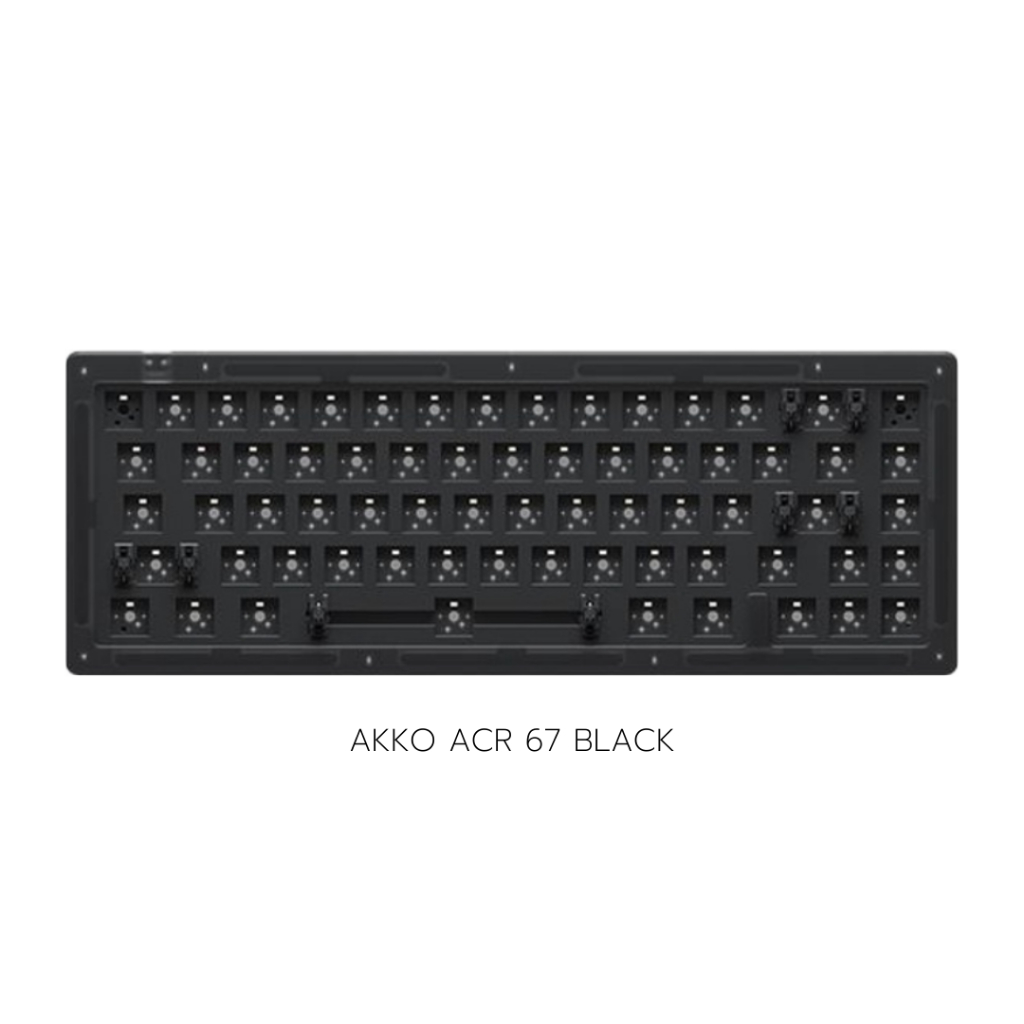 คีย์บอร์ด AKKO ACR 67 Case Arcylic 4 Color Size 65% RGB Hotswap Gasket ...