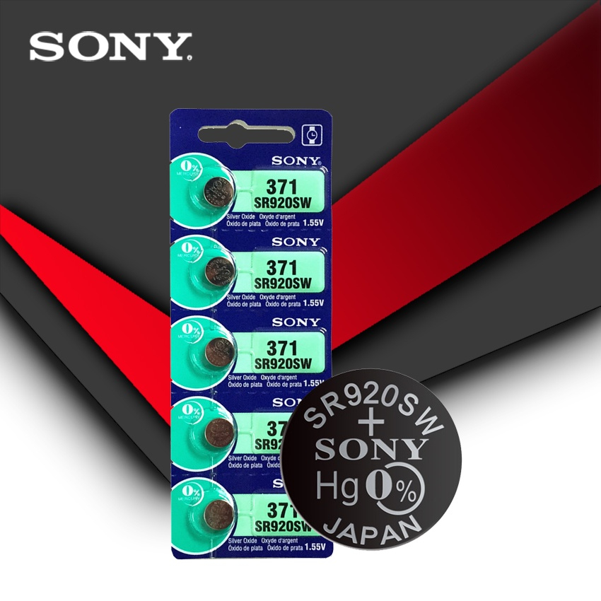 Sony 100% Original 371 SR920SW 920 1.55V แบตเตอรี่นาฬิกา SR920SW 371 ...