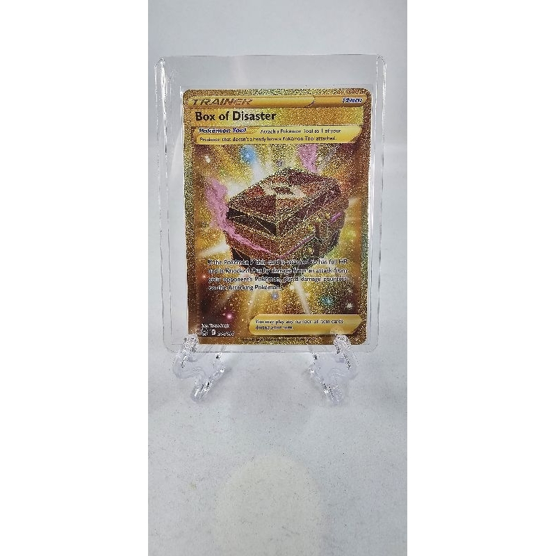 Pokemon Card "Box of Disaster Gold 214/196" ENG Lost Origin | Shopee ...