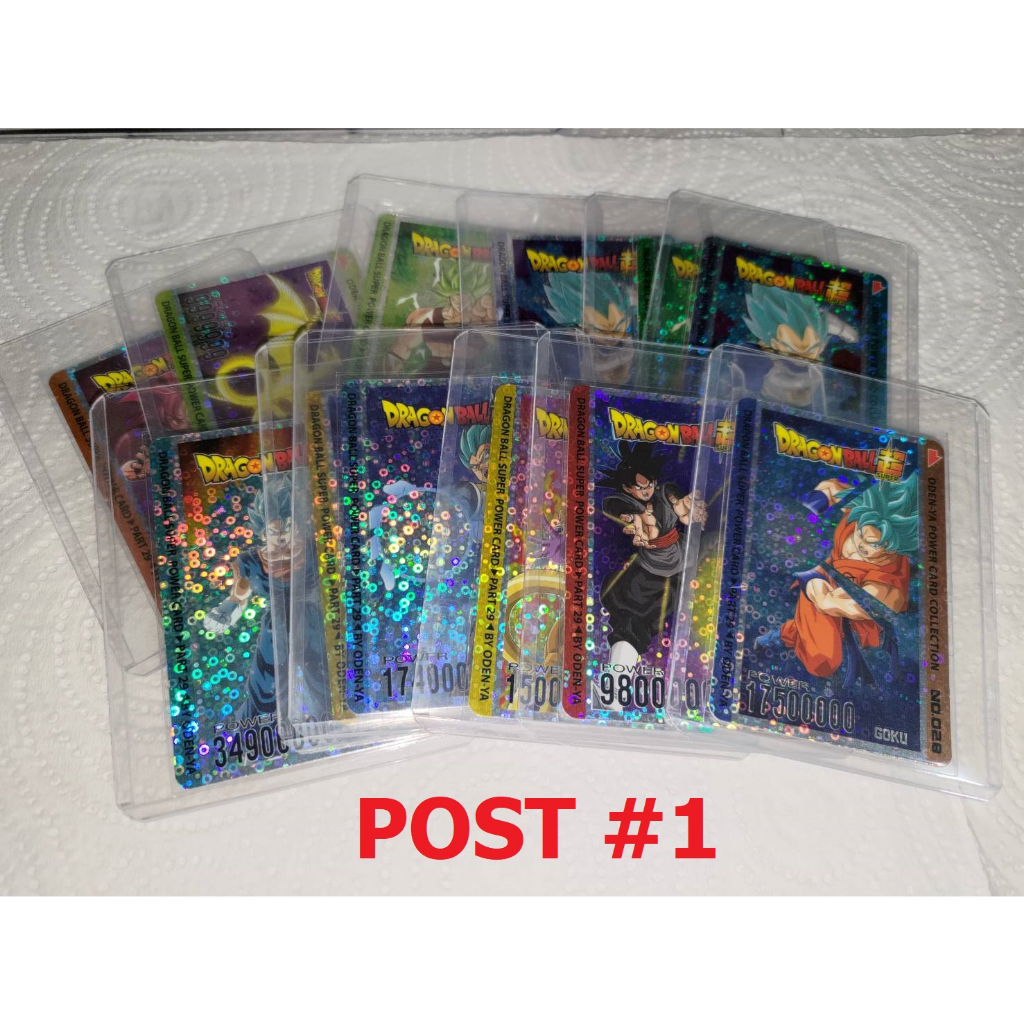 (ใส่สลีปให้ ของแท้ 100%) Oden-Ya Dragon Ball Super Power Card Part 29 ...