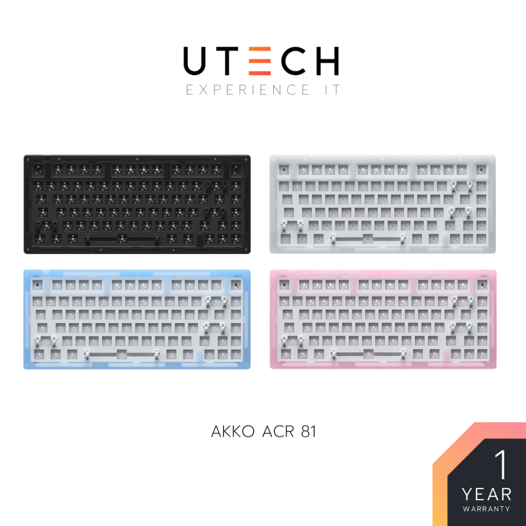 คีย์บอร์ด AKKO ACR81 Case Arcylic 4 Color Size 75% RGB Hotswap ACR ...