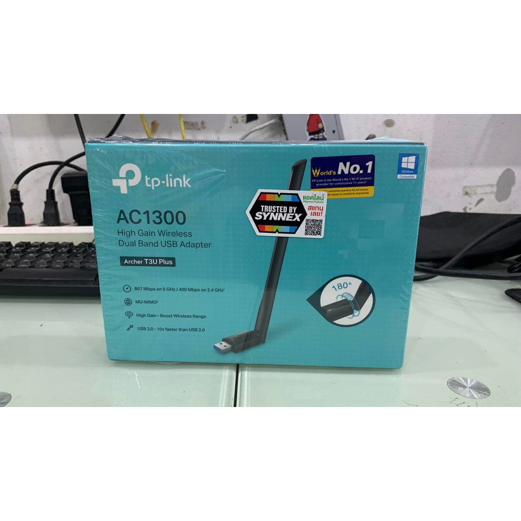 TP-LINK ARCHER-T3U PLUS AC1300 HIGH GAIN WIRELESS DUAL BAND ของใหม่แกะ ...