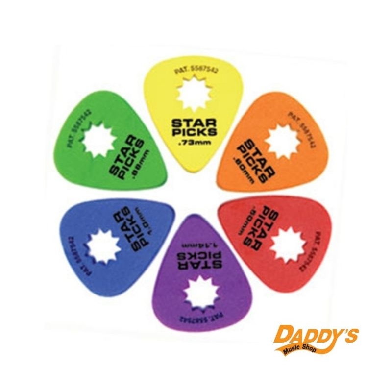 ปิ๊กกีตาร์ star pick | Shopee Thailand