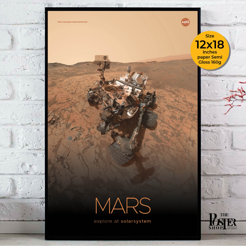 ดาวอังคาร - Mars Poster - NASA ภาพจากนาซ่า our solar system poster ...