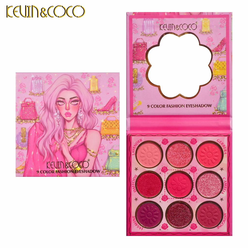 FDA”ใบรับรอง ถูก/แท้/KEVIN&COCO Eyeshadow Palette พาเลท อายแชโดว์ ทาตา ...