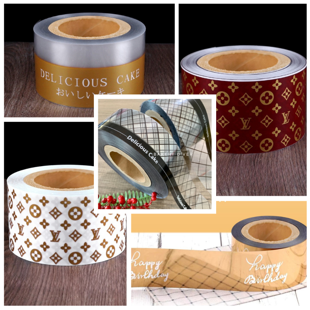 Bakery D'VER ️ พลาสติกแข็งพันเค้กลายตาข่าย พลาสติกพันเค้กสไตล์เกาหลี 8 ...