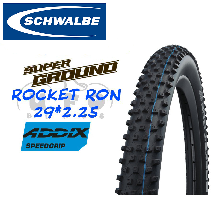 ยางนอก SCHWALBE รุ่น ROCKET RON SUPER GROUND 29*2.25 ขอบพับ | Shopee ...