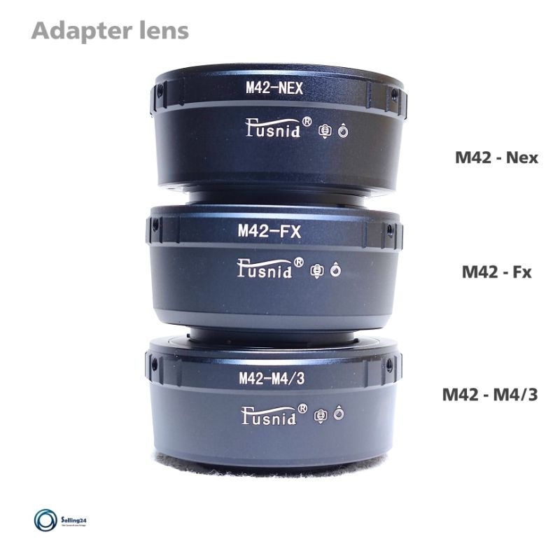 Adapter M42 ยี่ห้อ Fusnid Camera Lens จำนวน 3 รุ่น Nex Fx M4/3 | Shopee ...