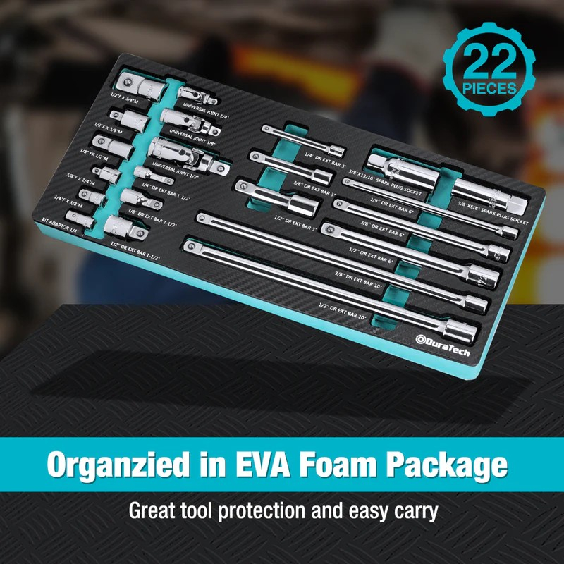 Duratech Socket Accessory Set 22 ชิ้น BY Life and Kustom | Shopee Thailand