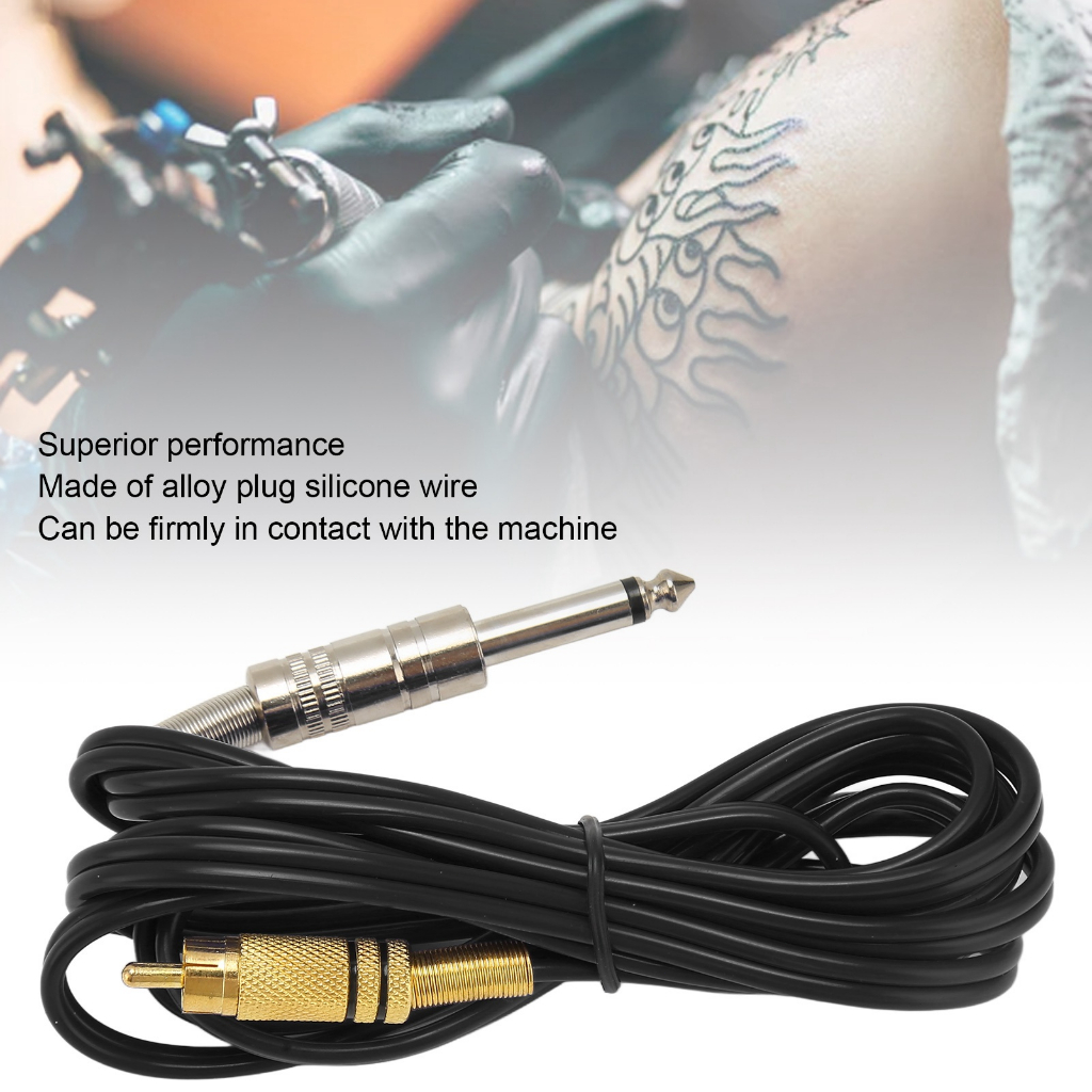 Scorpio313 RCA Tattoo Clip Cable เครื่องสักซิลิโคนอ่อนนุ่มแบบมืออาชีพ ...