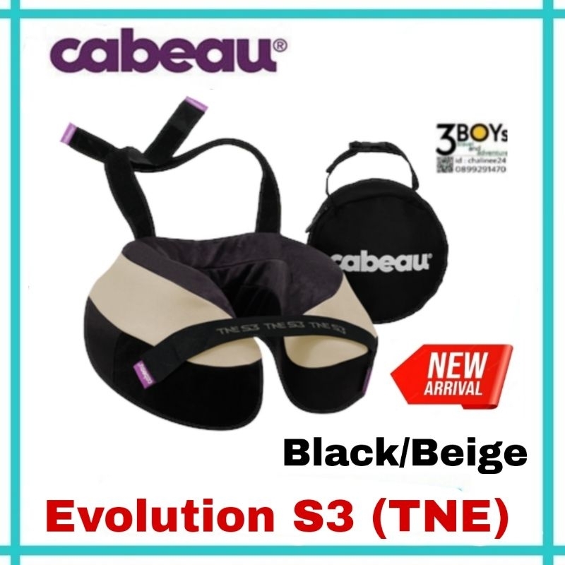 ส่งด่วน!! หมอนรองคอ เมมโมรี่โฟม CABEAU รุ่น Evolution S3 (TNE) รุ่นใหม่ล่าสุด มีสายรัดคาง ฟรี ...
