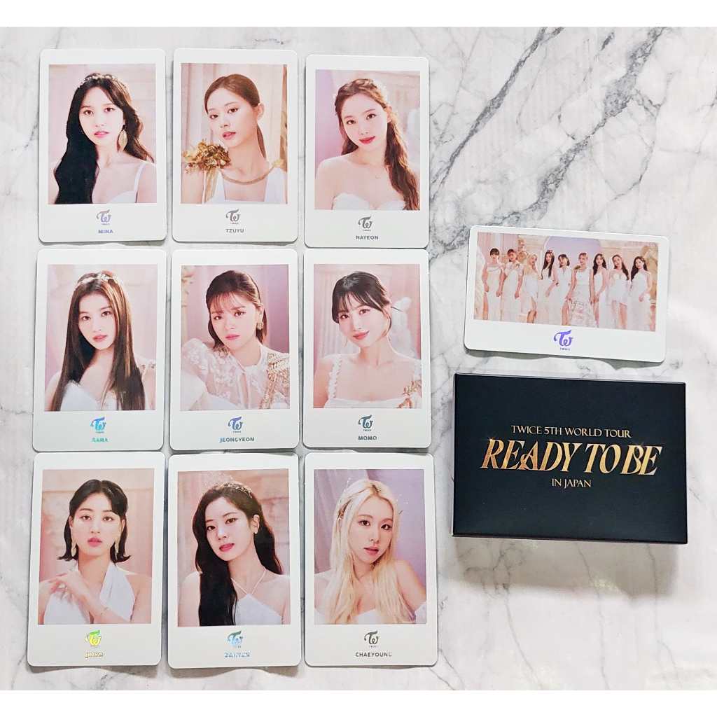 แยกขาย โฟโต้ การ์ด เซ็ท จาก Event Concert อัลบั้ม TWICE - 5TH WORLD TOUR READY TO BE in JAPAN ...