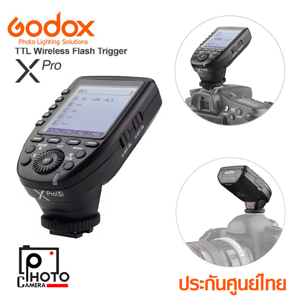 Godox XPRO TTL Wireless Flash Trigger for Canon Nikon Sony Fuji M43 ...