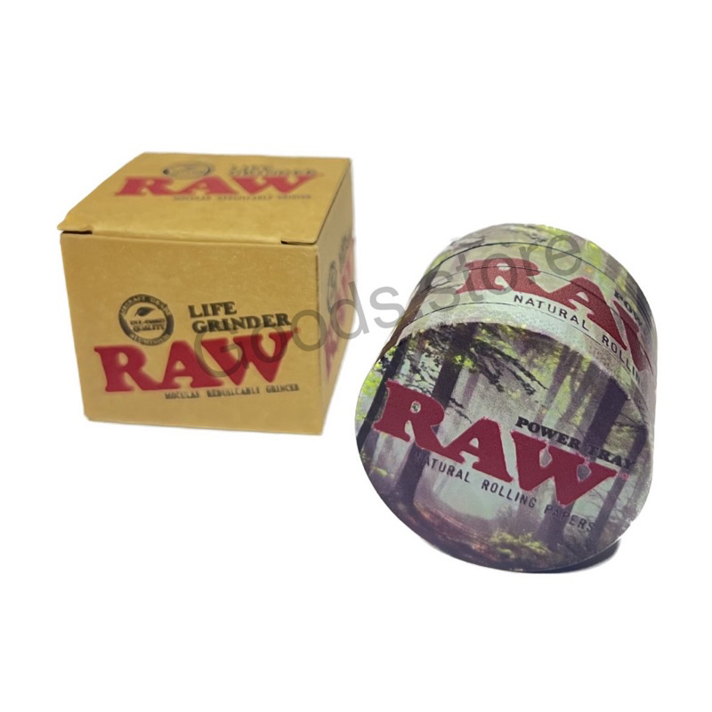 ที่บดสมุนไพร RAW Grinder 50 mm. 4 ชั้น ลายการ์ตูน สแตนเลส บดละเอียด ...