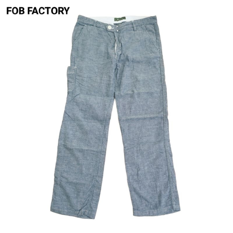 กางเกง FOB FACTORY STUDIO ECRU KOJIMASIMONOCHO KURASHIKI made in japan ...