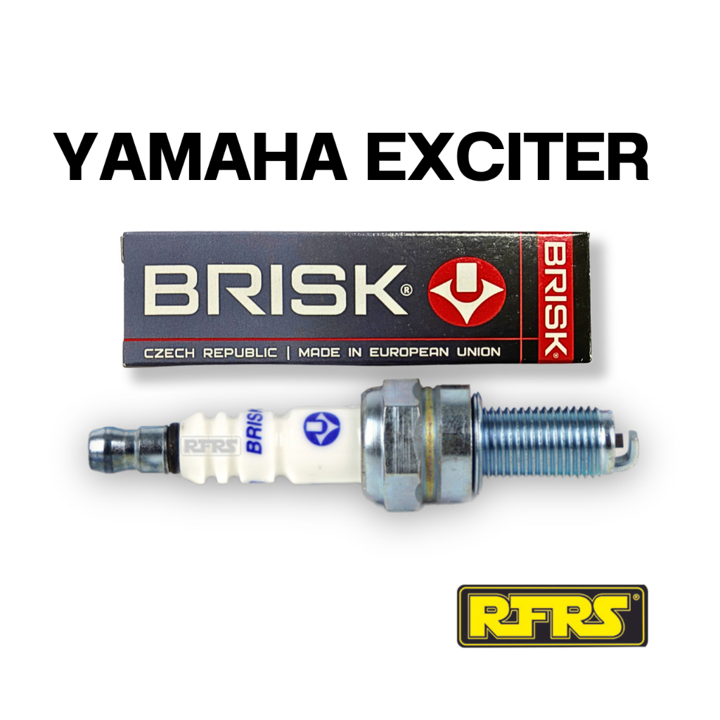 หัวเทียน BRISK COPPER RACING แกนทองแดง YAMAHA EXCITER Spark Plug (C01RA ...