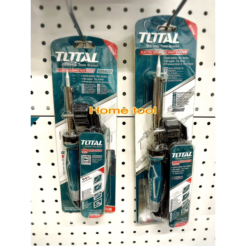 TOTAL หัวแร้งปากกาไฟฟ้า รุ่นTET1606 ขนาด 60วัตต์ TET10006 ขนาด 100วัตต์ ...