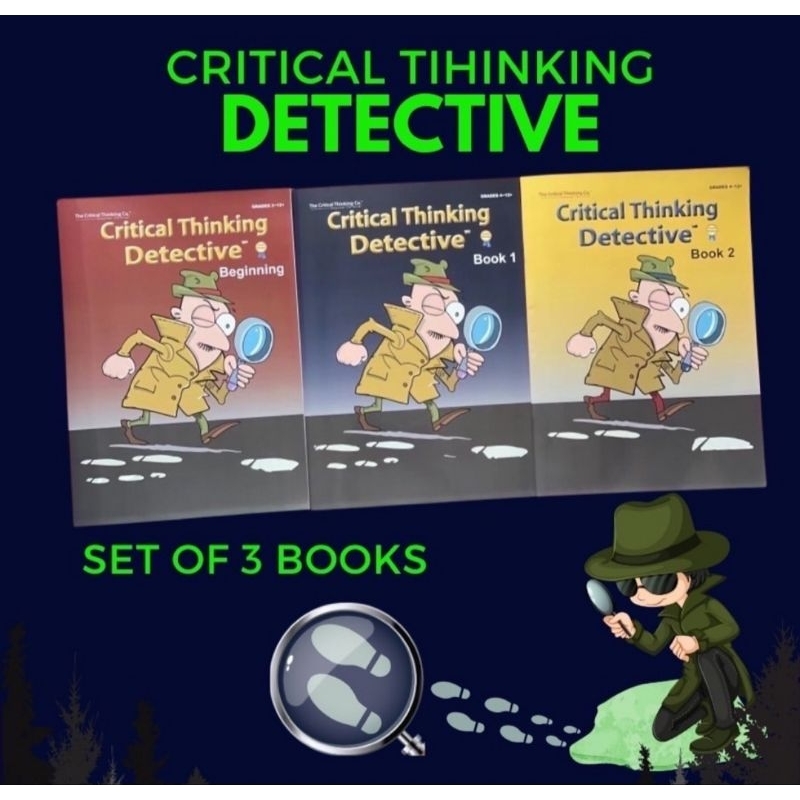 หนังสือชุด Critical Thinking Detective 3 เล่ม แบบฝึกหัดภาษาอังกฤษ ฝึก ...