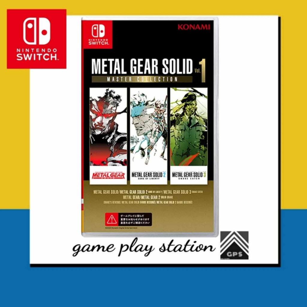 nintendo switch metal gear solid master collection vol.1 ( english zone ...