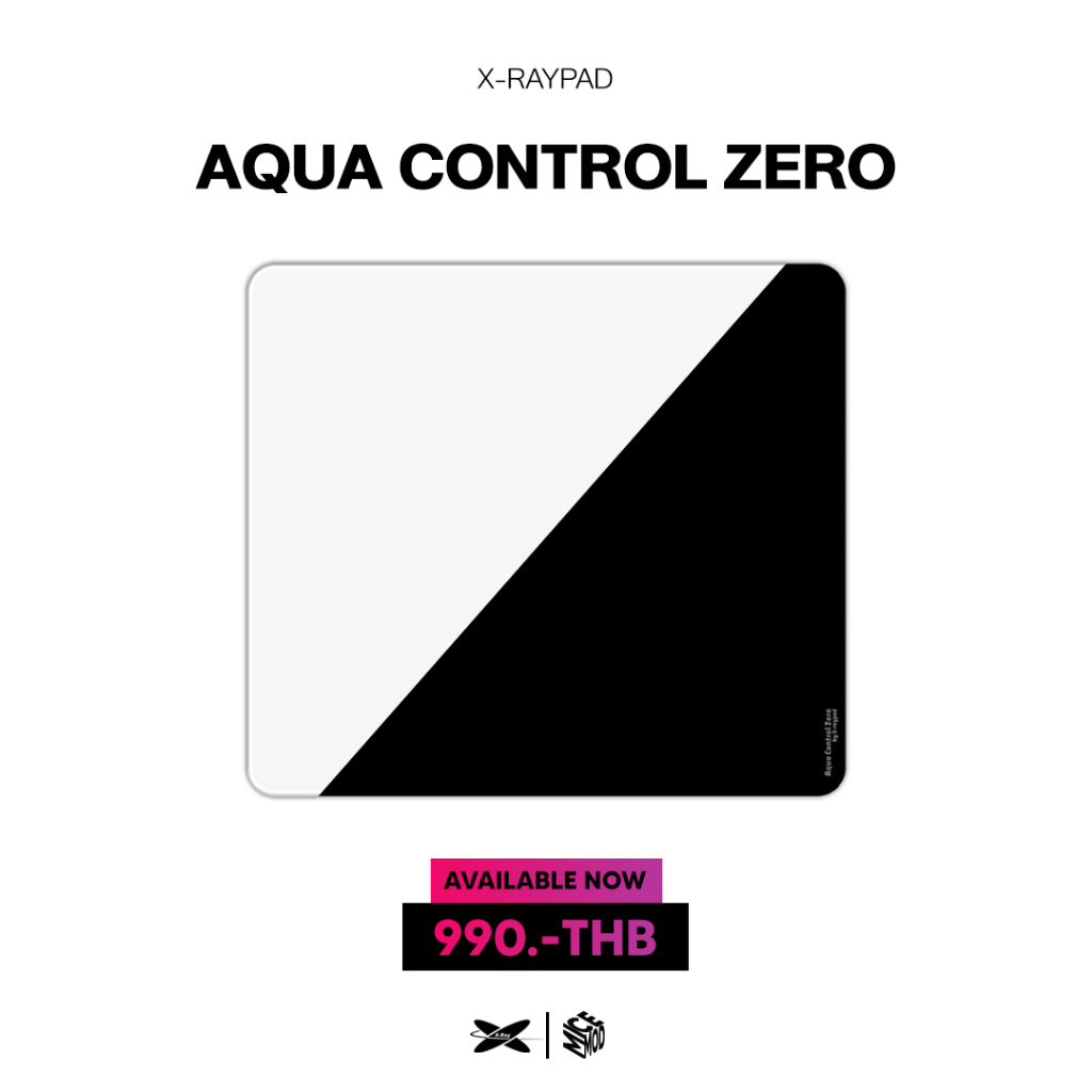 แผ่นรองเมาส์ X-raypad Aqua Control Zero (Uncoated) | Shopee Thailand