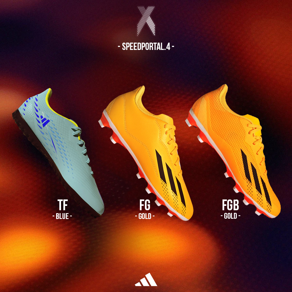 Adidas Collection รองเท้ากีฬา รองเท้าฟุตบอล FB X Speedportal.4 Turf ...