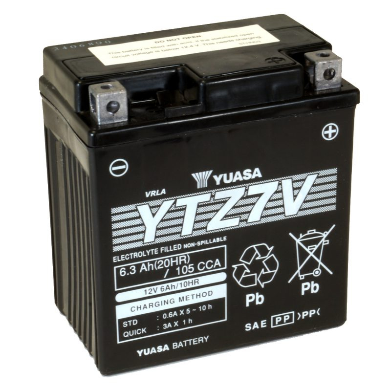แบตเตอร์รี่แห้ง YUASA YTZ6V,YTZ7V,YTZ8V,YTZ10,YTZ14S,YT7B-BS,YTX7L-BS ...