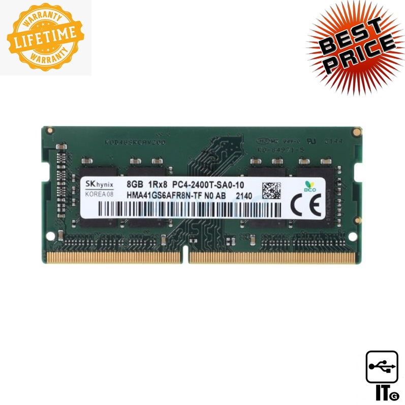 RAM DDR4(2400, NB) 8GB HYNIX 8 CHIP แรม ประกัน LT. | Shopee Thailand