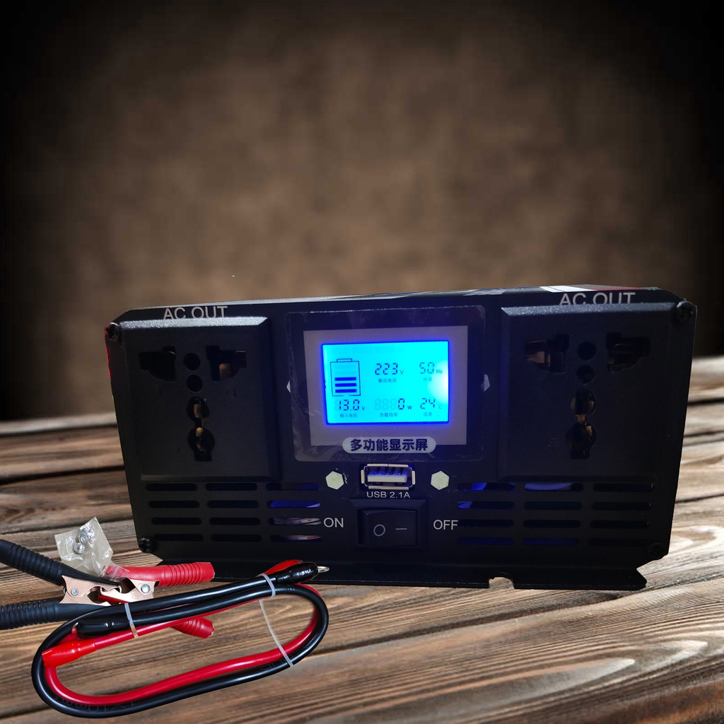 2023 ใหม่ จอแสดงผลดิจิตอลอัจฉริยะ อินเวอร์เตอร์ DA inverter 3000W รุ่น ...