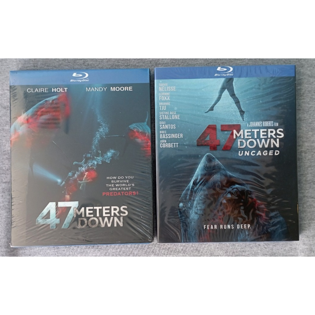 Blu-ray แผ่นแท้ มือ 1 / 47 Meters Down (2017) + 47 Meters Down : Uncaged (2019) / 2 ภาค 2 แผ่น ...