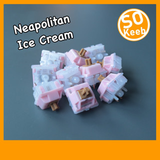 Neapolitan Ice Cream Switch (Tactile) 10 ชิ้น Mechanical Keyboard ...