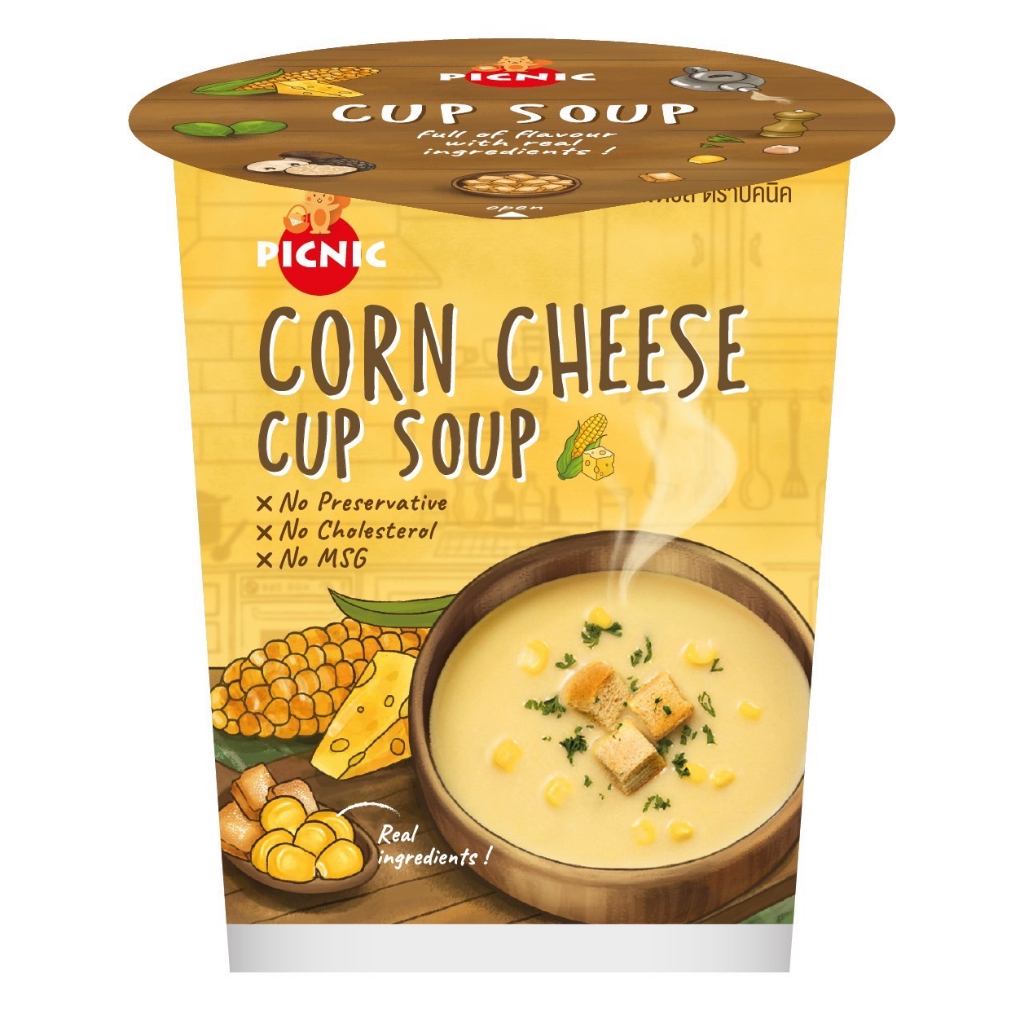 NEW!! Picnicbaby CUP SOUP ซุปถ้วยกึ่งสำเร็จรูป 30g. x 1 CUP | Shopee ...