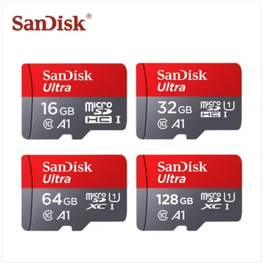 Sandisk Ultra Micro SD Card 32GB 128GB 256GB SDHC SDXC Class10 A1 | Shopee Thailand