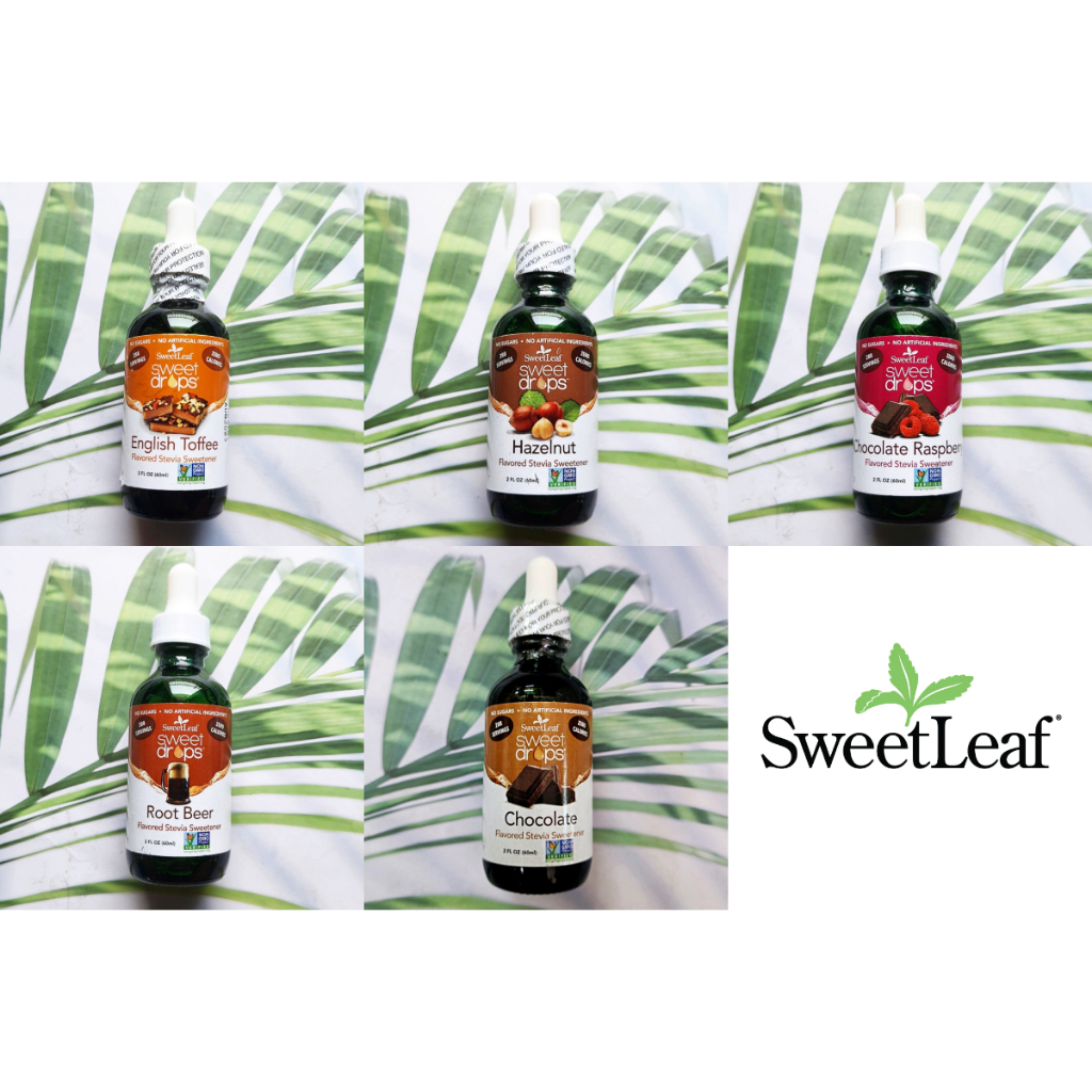 (SweetLeaf®) Sweet Drops Stevia Sweetener 60 ml สารให้ความหวานแทนน้ำตาล ...