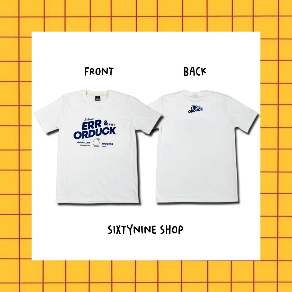 พร้อมส่ง เสื้อยืดพิมพ์ลาย "ERROR DUCK" | Shopee Thailand