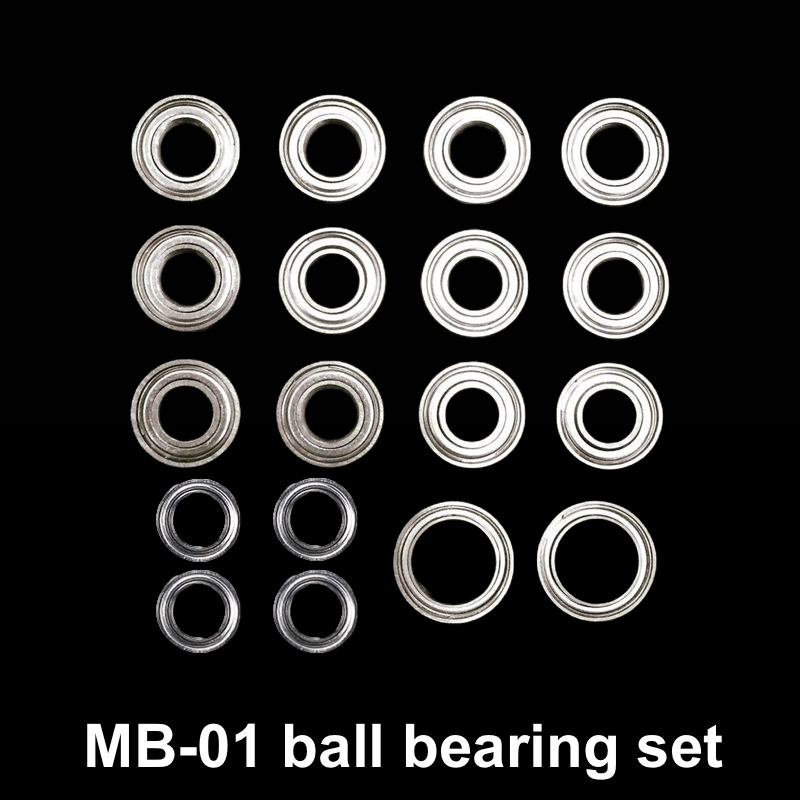 MB-01 Metal Sealed Ball Bearing Set ชุดลูกปืนแบริ่ง สำหรับ TAMIYA BT-01 ...