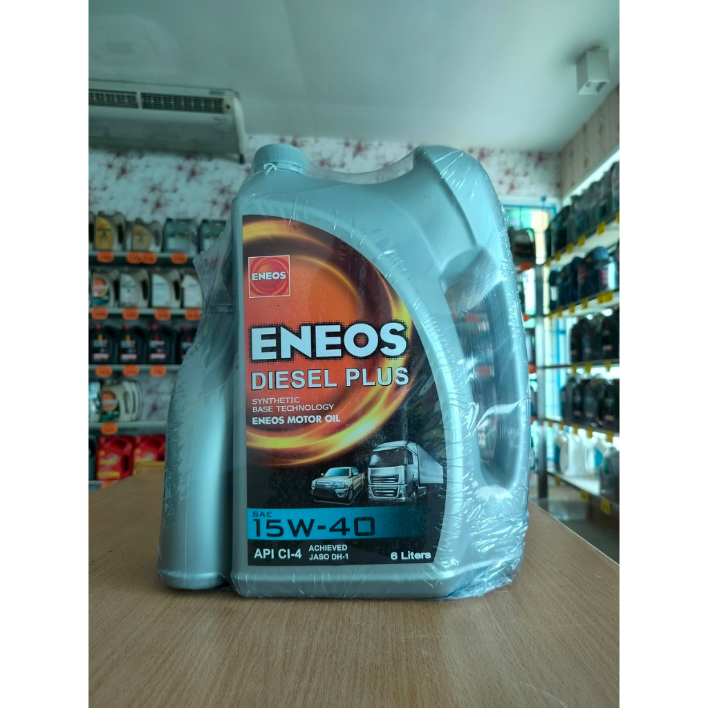 ENEOS CI-4 SAE 15W-40 น้ำมันหล่อลื่นเกรดพื้นฐานสำหรับเครื่องยนต์ดีเซล(ไม่รับกรองเครื่องลด150บาท ...