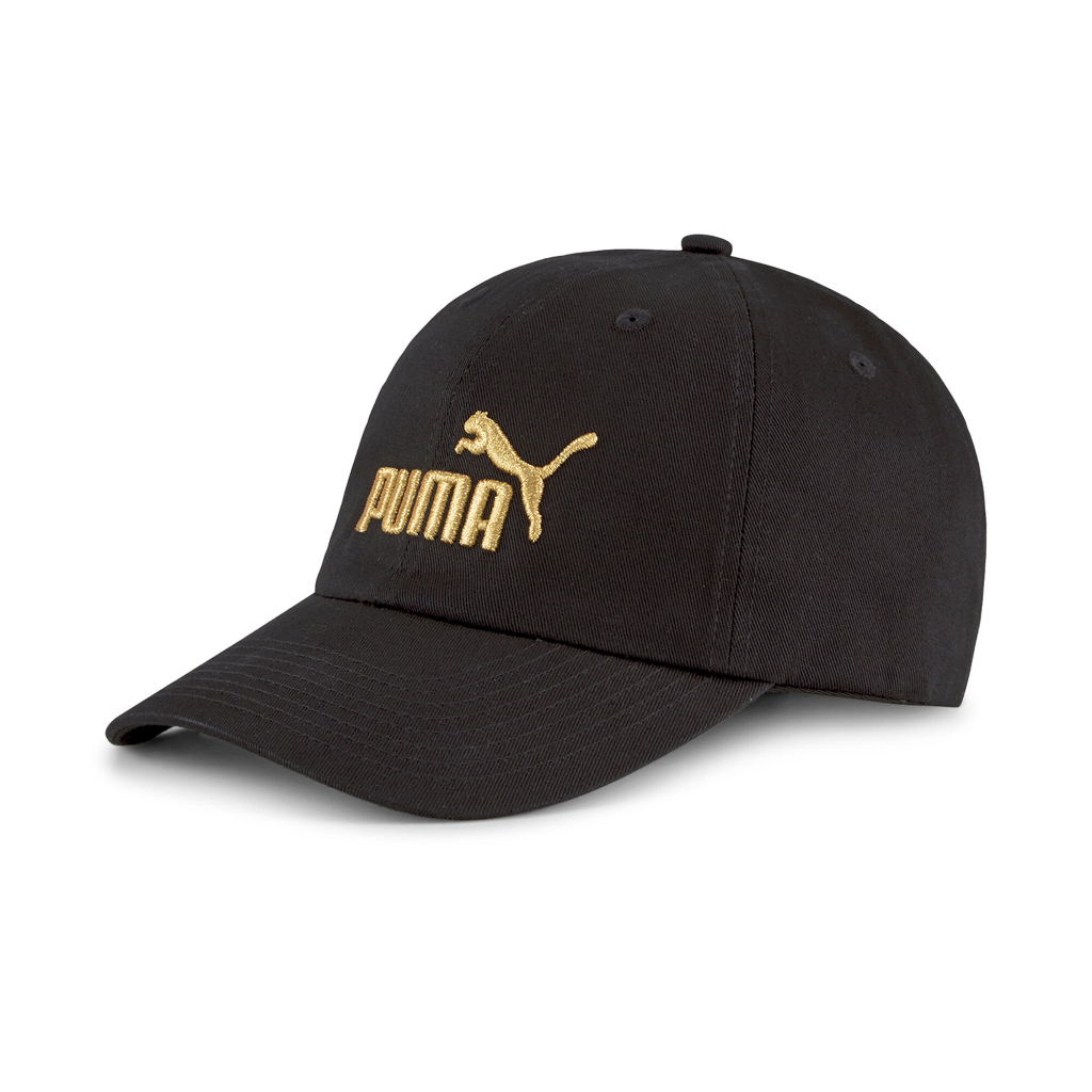[ลิขสิทธิ์แท้] Puma ESS Cap - Puma Black/Gold หมวกแก๊ป พูม่า แท้ ...
