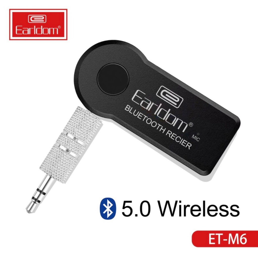 Earldom ET-M6 Car Bluetooth อุปกรณ์รับสัญญาณบลูทูธ (มีสินค้าพร้อมส่งค่ะ) | Shopee Thailand