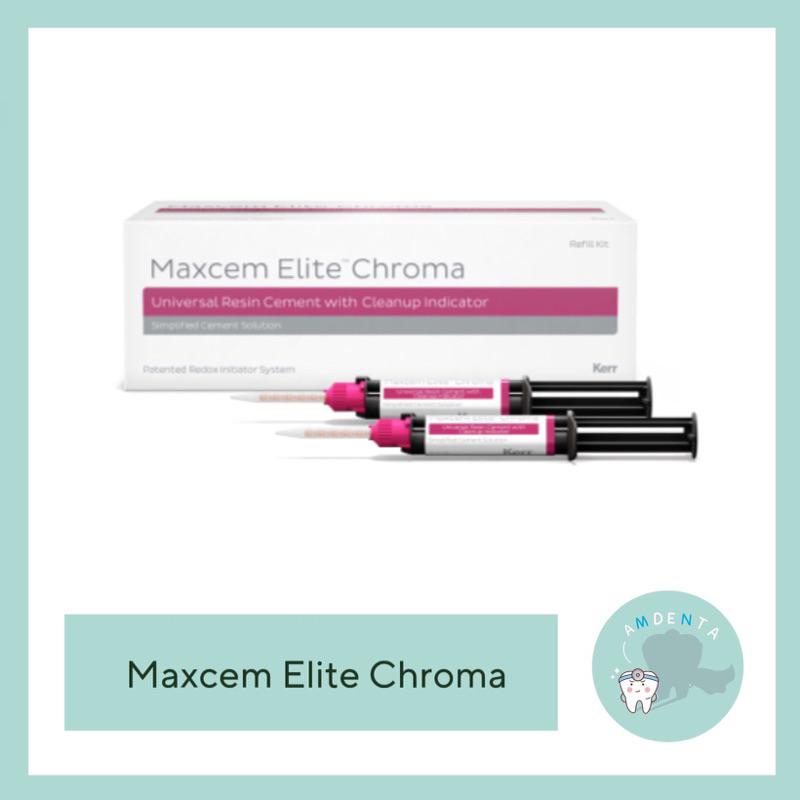 Kerr : Maxcem Elite Chroma Self Adhesive Resin Cement | Shopee Thailand