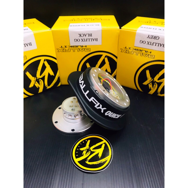 คอเสริมพวงมาลัยแบบถอดได้ ELEVO BALLFIX OG สีเงิน ปีกดำ (งานแท้100% ...