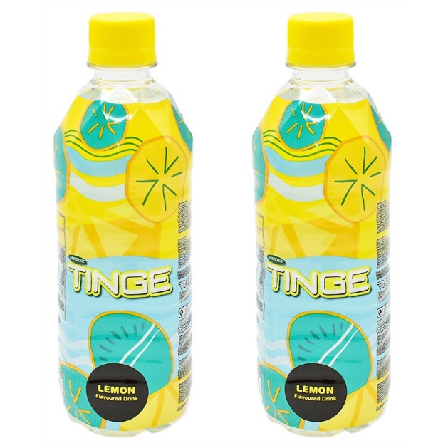 10 Bottles Spritzer Tinge Lemon Flavoured Drink 500ml | Shopee Thailand