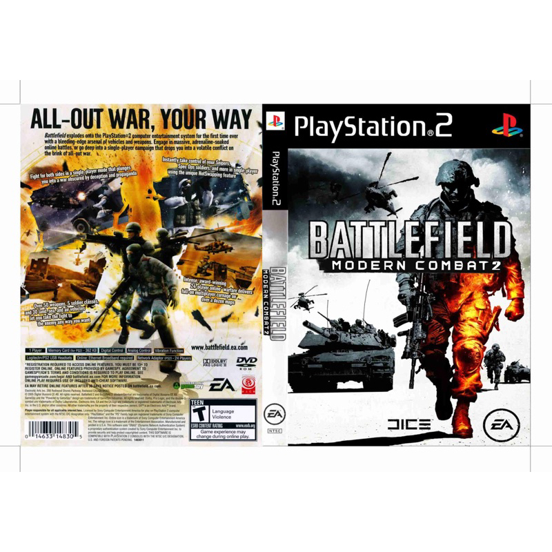 แผ่นเกมส์Ps2 - Battlefield 2: Modern Combat | Shopee Thailand