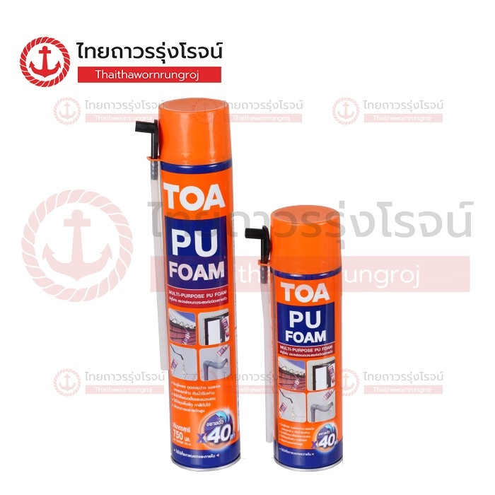 TOA PU FOAM สเปรย์อเนกประสงค์ชนิดขยายตัว ขนาด 500ml / 750ml |กระป๋อง ...