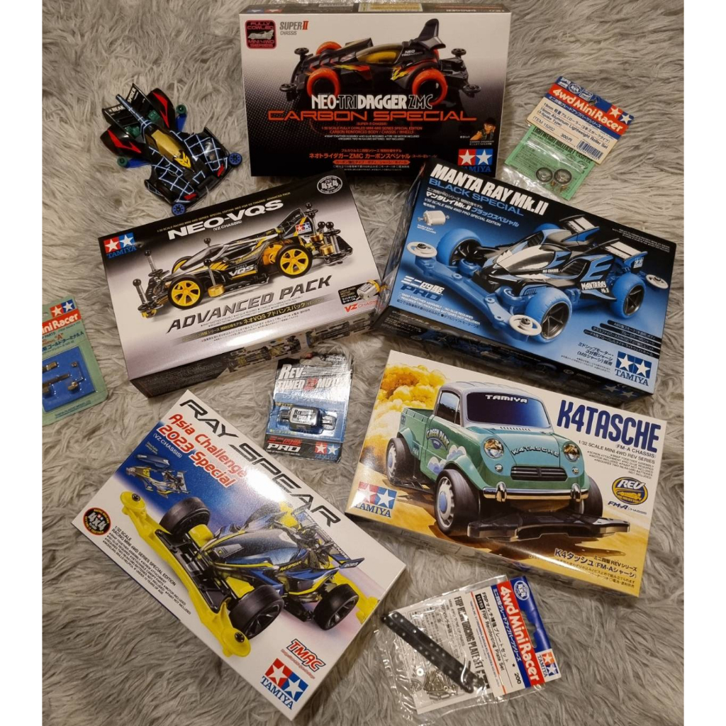 Mini4WD TAMIYA #95508#95647#18720#95466#95598#ZMC#K4#MANTA#RAY-SPEAR#NEO-VQS | Shopee Thailand